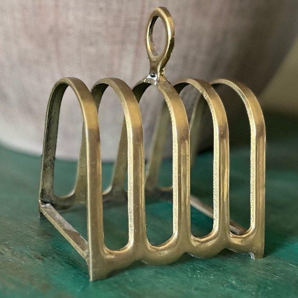 Storage & Organization | Vintage Solid Brass Desktop Letter Holder ...